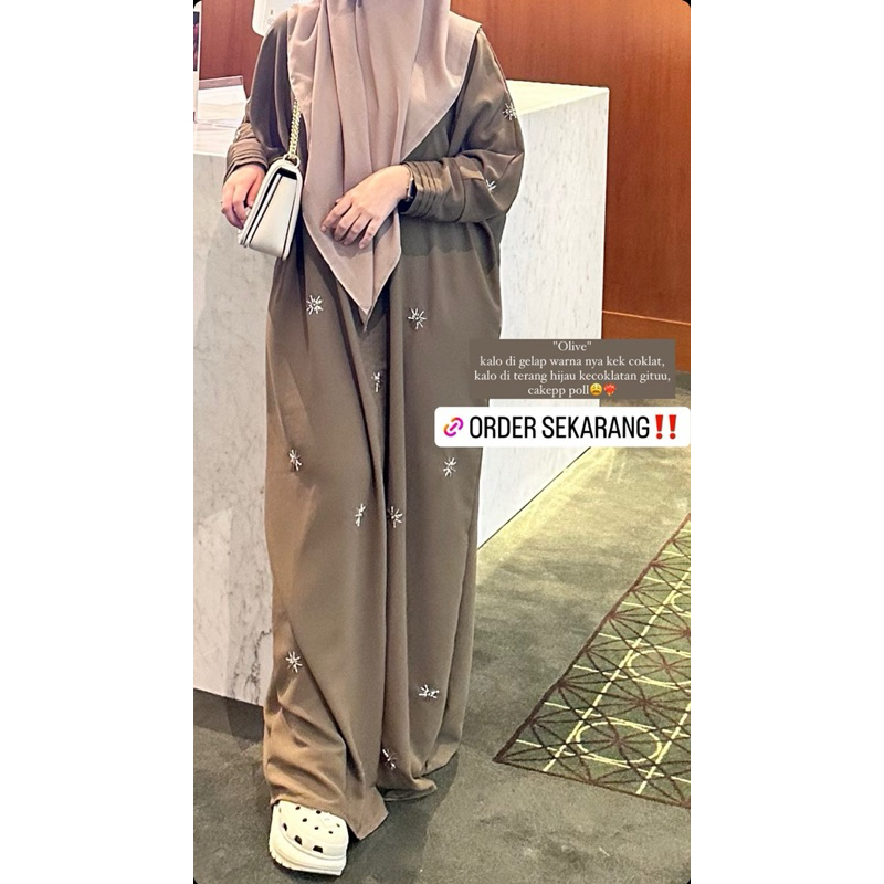 Jual ABAYA HUMAIRA versi 1 (pre order) | Shopee Indonesia