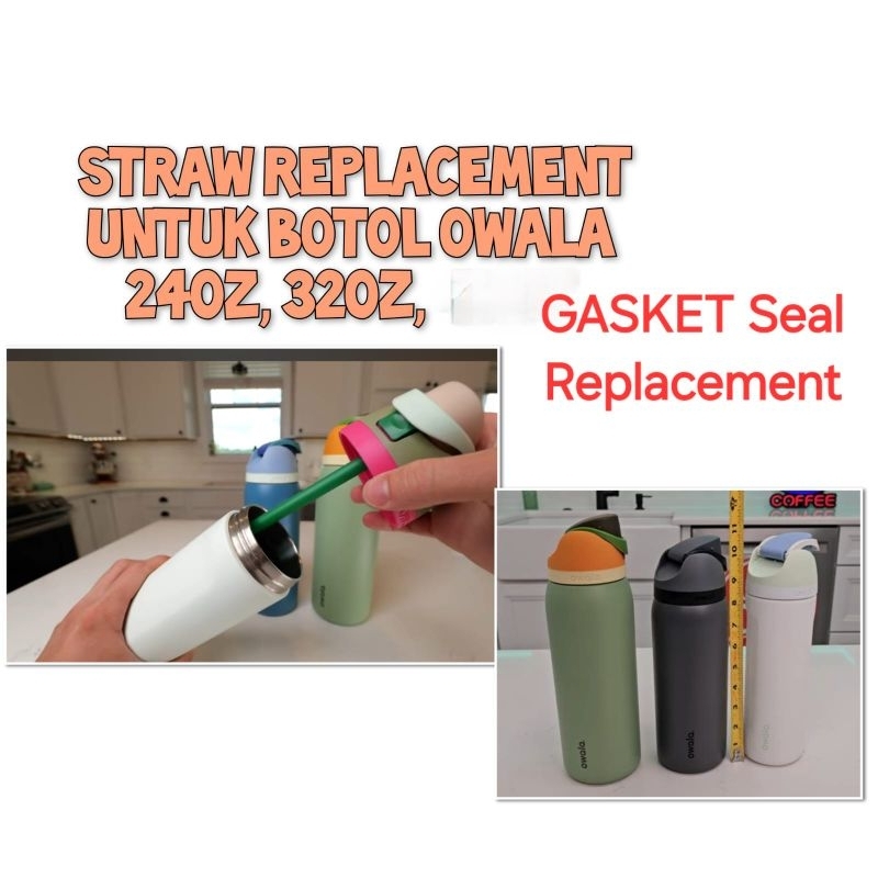 Jual Sedotan Pengganti Untuk Botol OWALA Freesip 24 Oz 32oz 24 Oz ...
