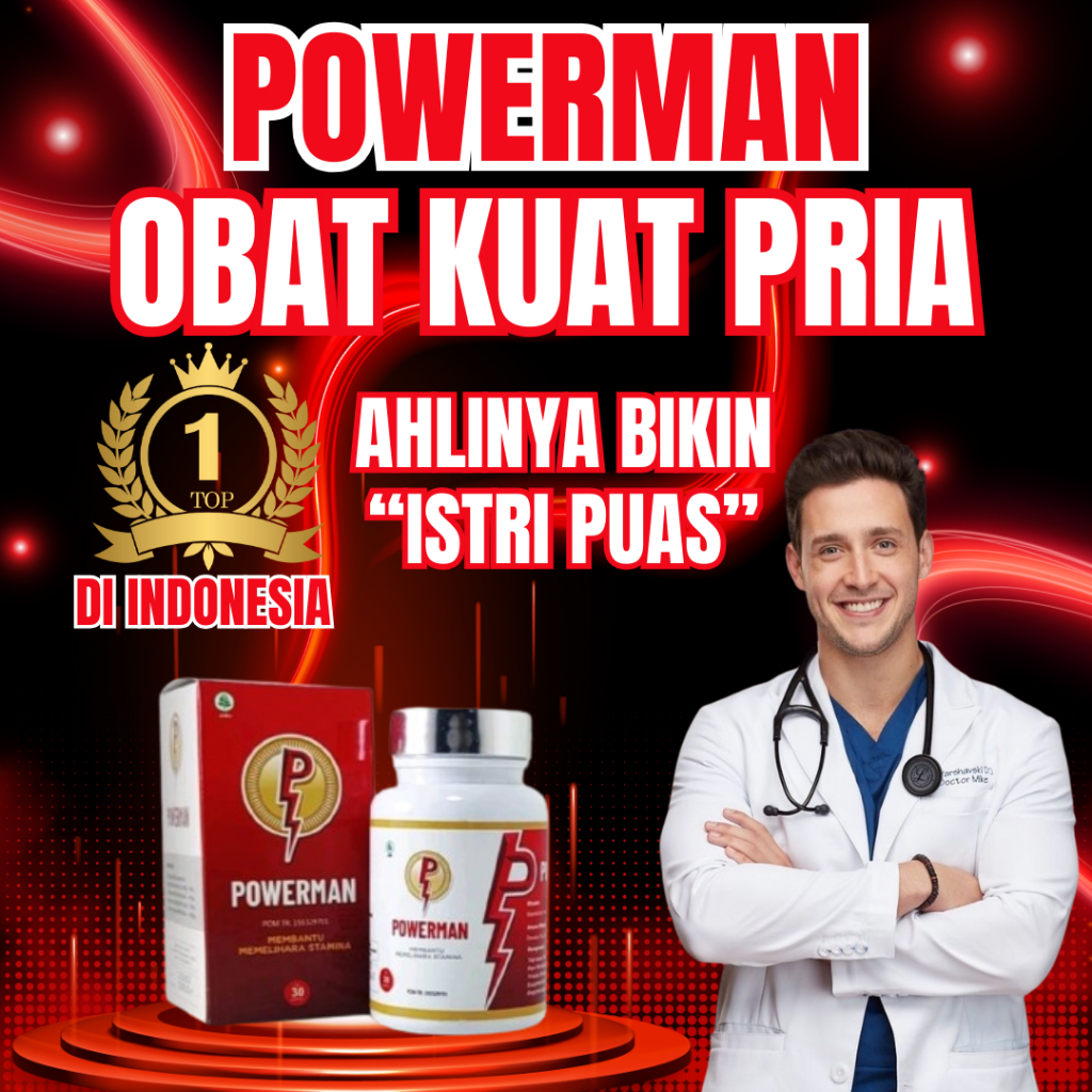 Jual POWERMAN OBAT KUAT STAMINA PRIA TERBAIK TAHAN LAMA paling ampuh original (BPOM & Halal ...
