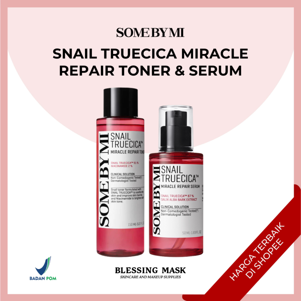 Jual SOMEBYMI Snail Truecica Miracle Repair Toner 150mL | 30mL - SOME ...