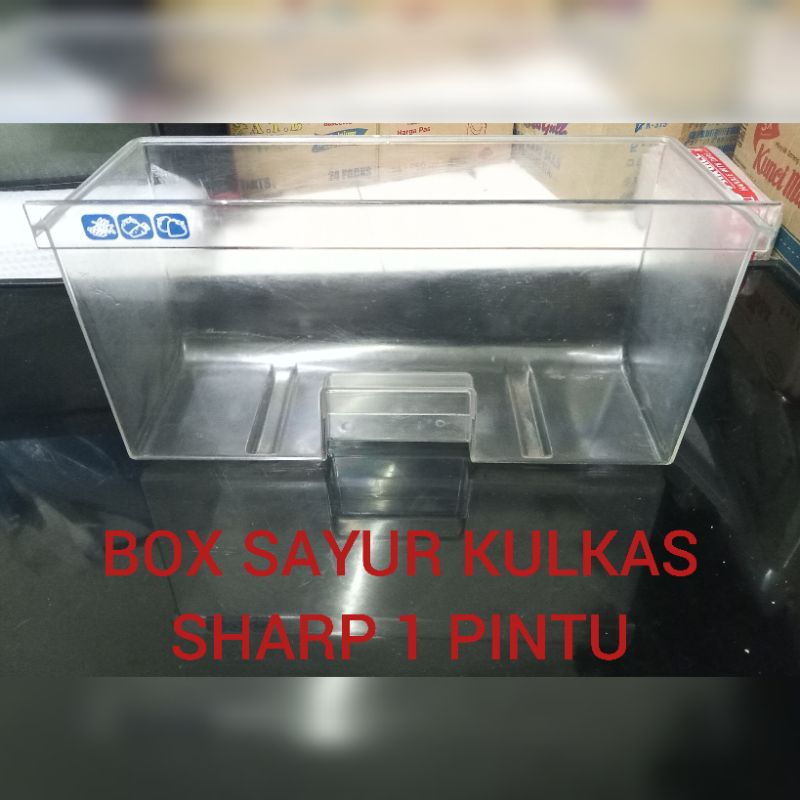 Jual BOX SAYUR KULKAS SHARP 1 PINTU.SECOND ORI | Shopee Indonesia