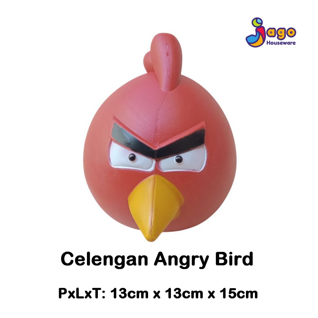 Jual Celengan Angry Bird Warna Merah, Souvenir Mainan Celengan Plastik ...