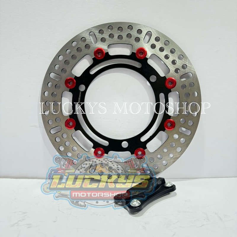 Jual DISC BRAKE PIRINGAN CAKRAM DEPAN 260MM MODEL BULAT KTC + BREKET LUBANG CAKRAM 3 PNP YAMAHA ...
