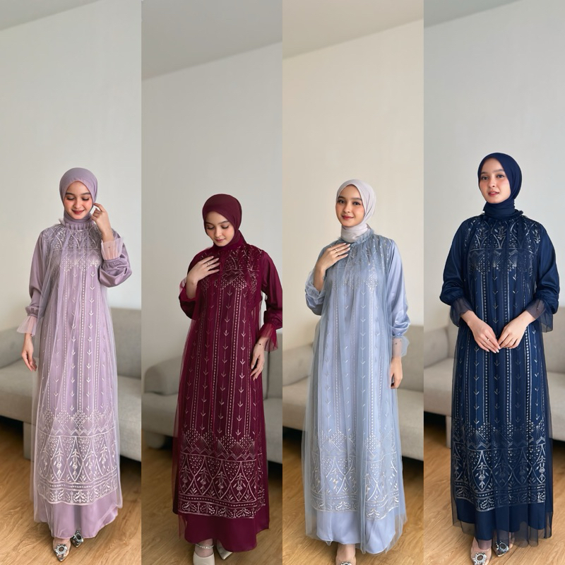 Jual hijablabel - PROMO Sheren ( DRESS + KOREAN TULLE ) DRESS TERBARU ...