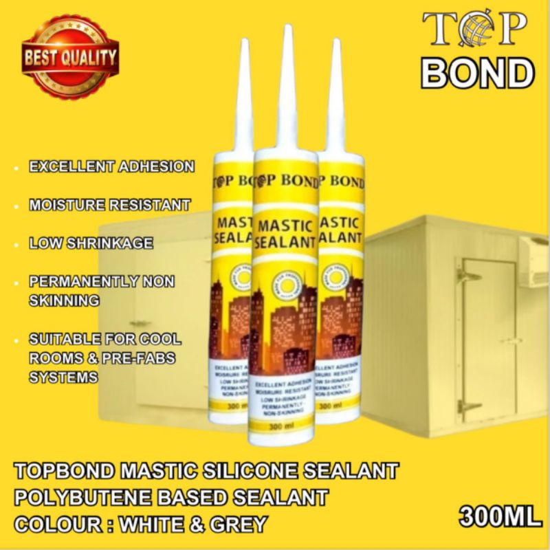Jual Lem Silikon Netral Mastic Topbond Non Skinning Cold Storage Room ...