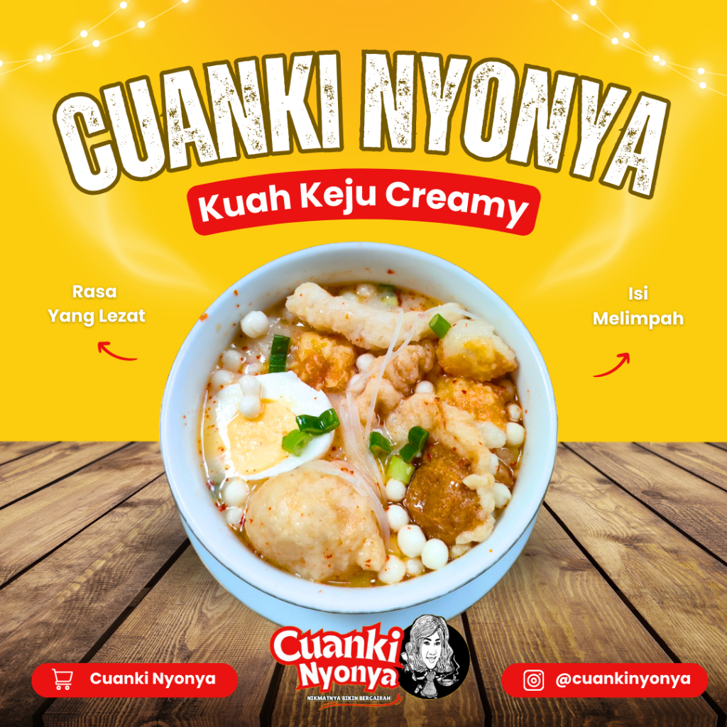 Jual Cuanki Nyonya - Cuanki Instan Cup Kuah Keju Pedas Creamy Spicy ...