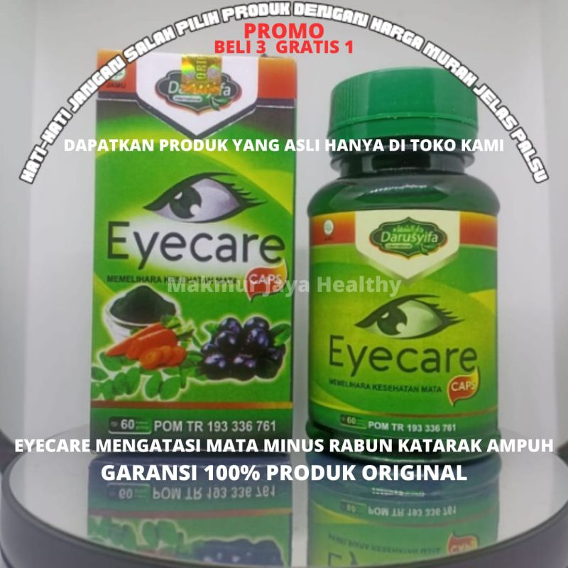 Jual Eyecare Caps Asli Original Obat Herbal Mata Minus Plus Rabun ...