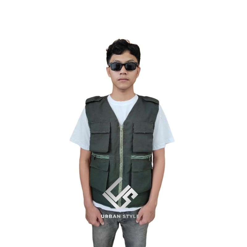 Jual Vest Rompi Casual Dewasa Banyak Saku/Rompi Hangat Rompi Propos ...