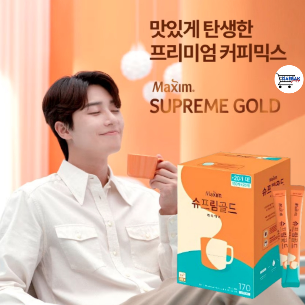 Jual MAXIM Coffee Supreme Gold 170 pcs / Korea coffee | Shopee Indonesia