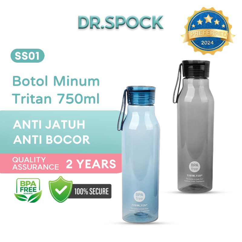 Jual Dr.Spock Bisfree Eco Botol Minum Tritan BPA Free Anti Bocor dan ...