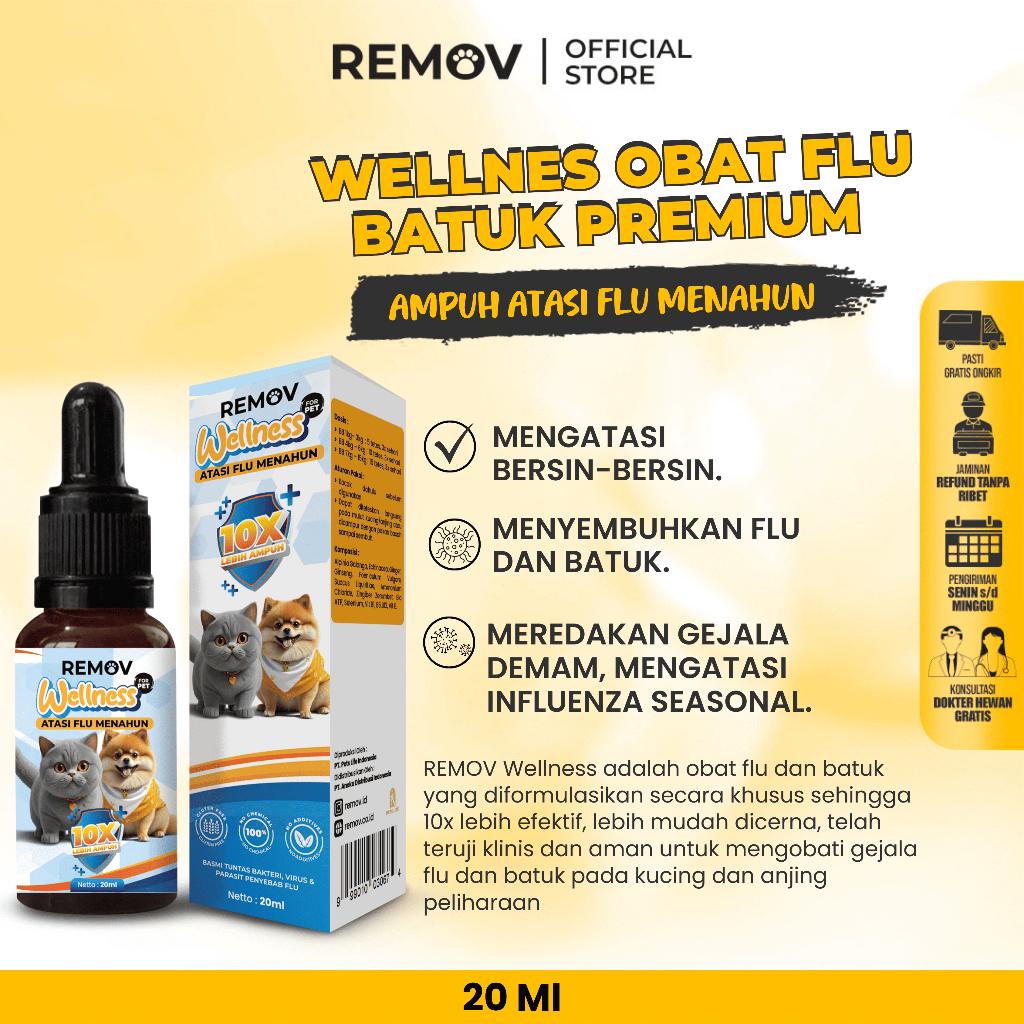 Jual Remov Obat Batuk Premium Mengatasi Flu InfluenzaTahunan Batuk ...
