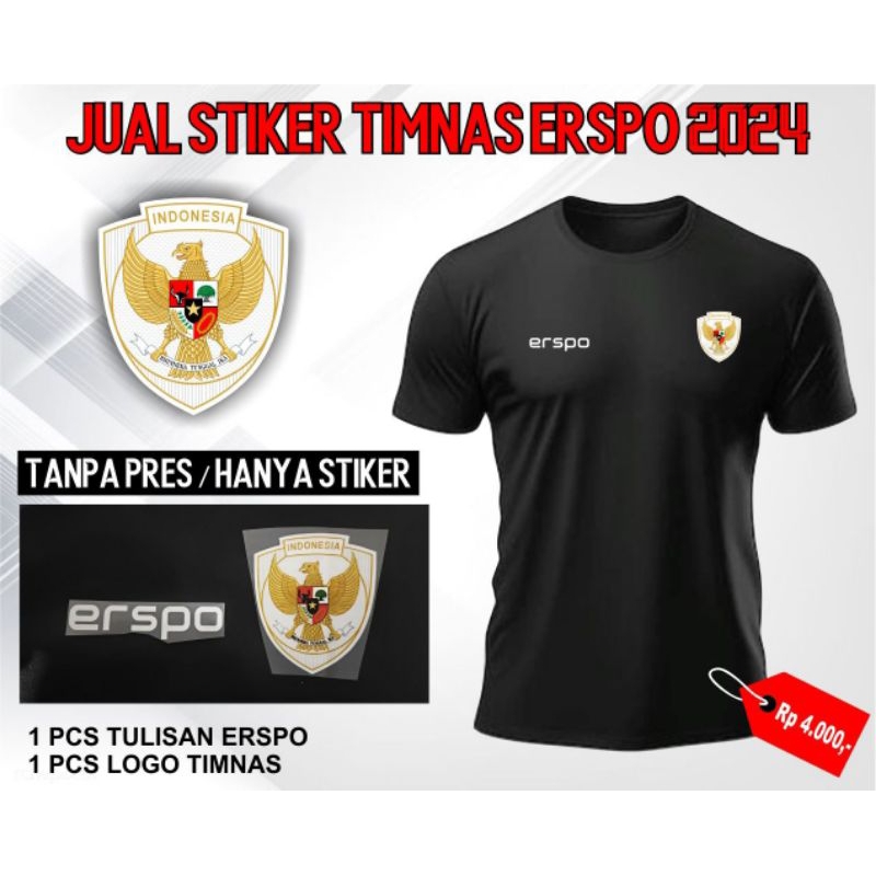 Jual logo Erpso timnas label tag timnas | Shopee Indonesia