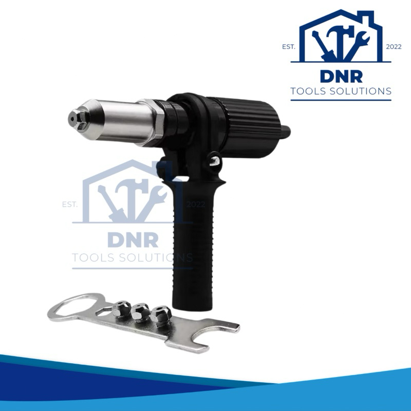 Jual DNR - Rivet adapter bor jld rivet gun elektrik dengan handle sudah ...