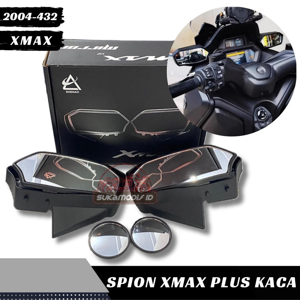 Jual Spion Yamaha Xmax Connected Plus Kaca Cembung Spion Winglet Kuping ...