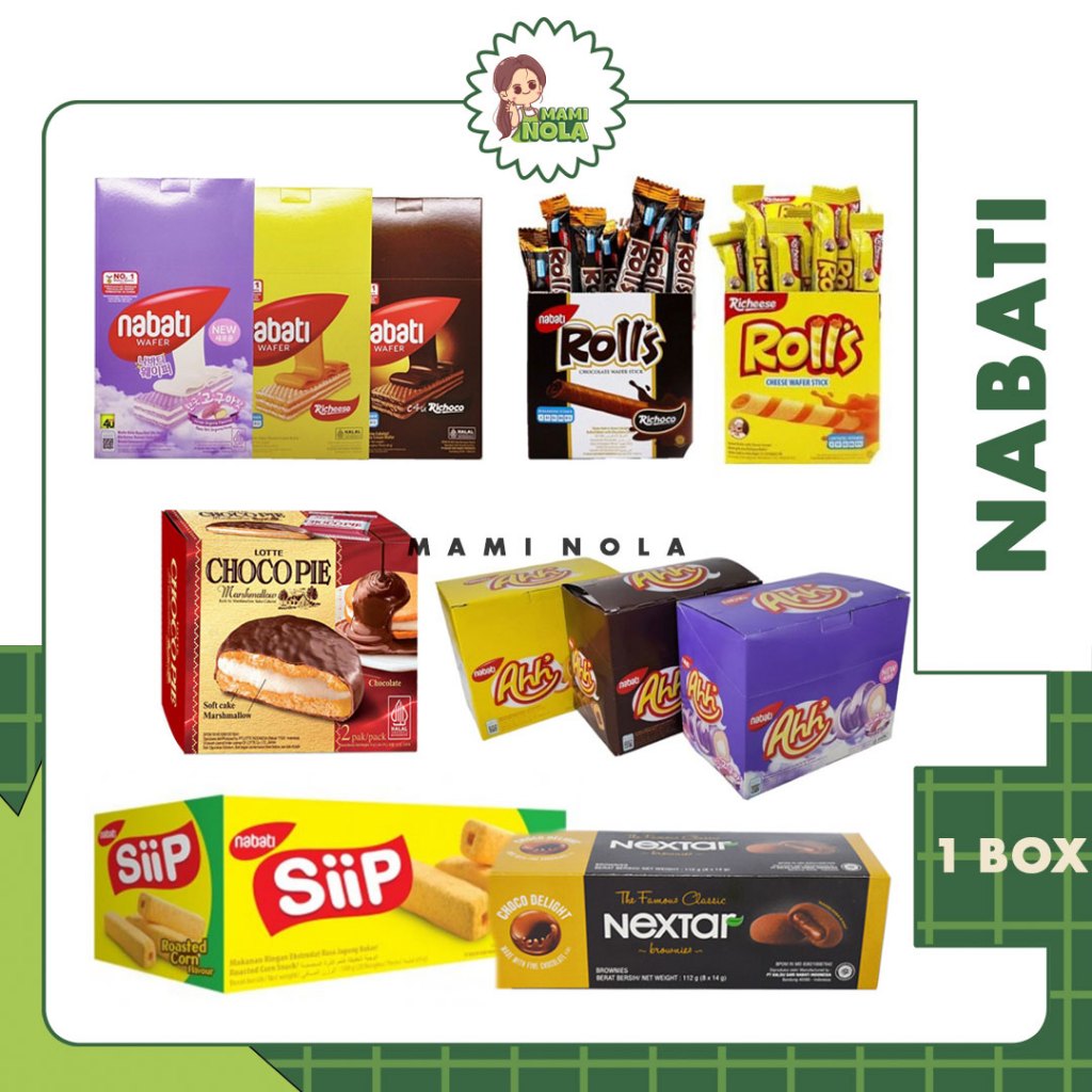 Jual NABATI - Nabati Crackers Krim Wafer Jagung Coklat Keju Goguma| AHH ...