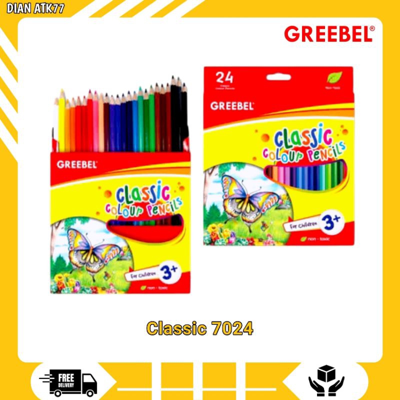 Jual Greebel Classic Colour Pencils Classics 7024 / Pensil Warna ...