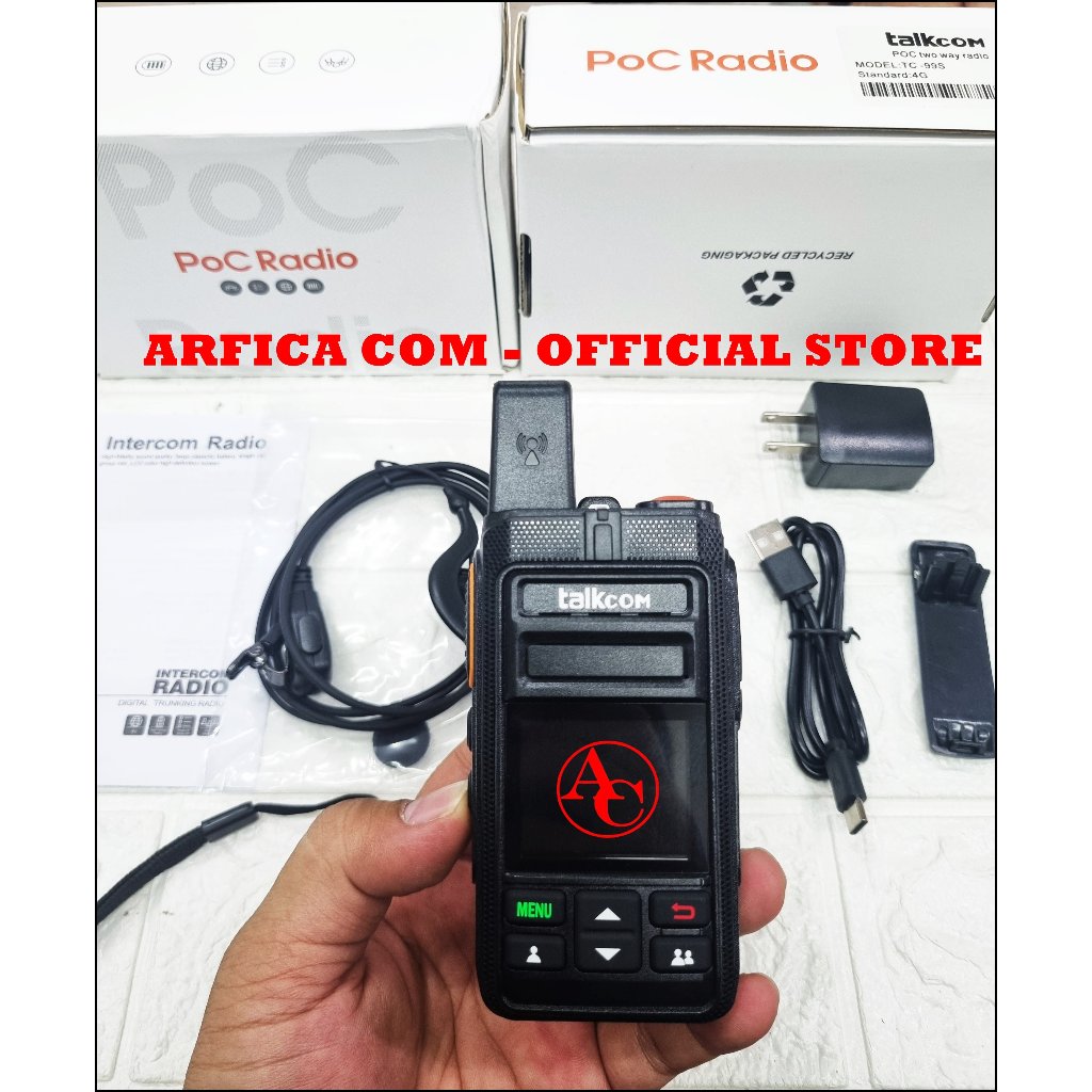 Jual HT TALKCOM TC 99S POC ZELLO TC99S HT TALKCOM POC GLOBAL TC 99S ...