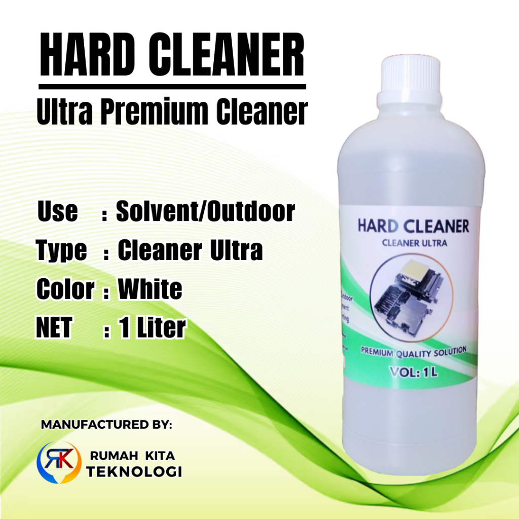 Jual HARD CLEANER ULTRA 1 LITER PEMBERSIH HEAD CLEANER PRINTER DTF ...