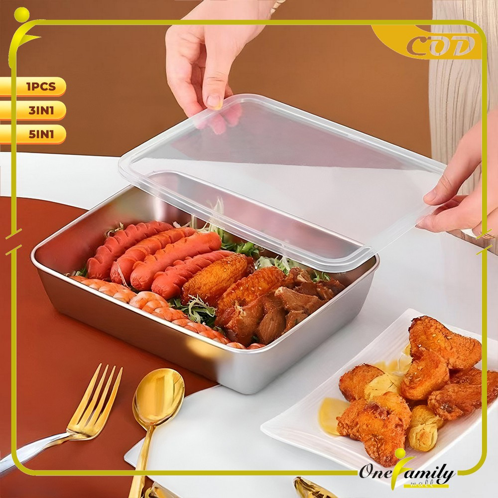 Jual ONE-C1184 Food Box Stainless Steel Multifungsi Tempat Wadah ...