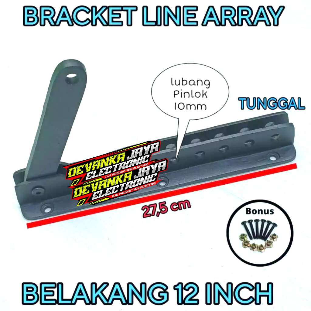Jual Breket 12'' Gantung / Bracket BOX LINE ARRAY 12 inch (BELAKANG ...