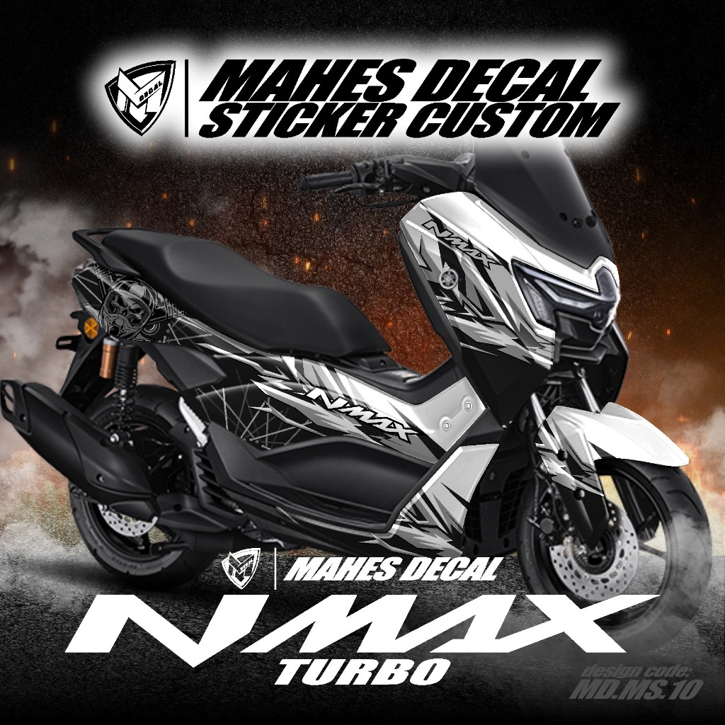 Jual (COD) Decal Sticker Yamaha NMAX TURBO - Stiker NMAX NEW 2024 Full ...