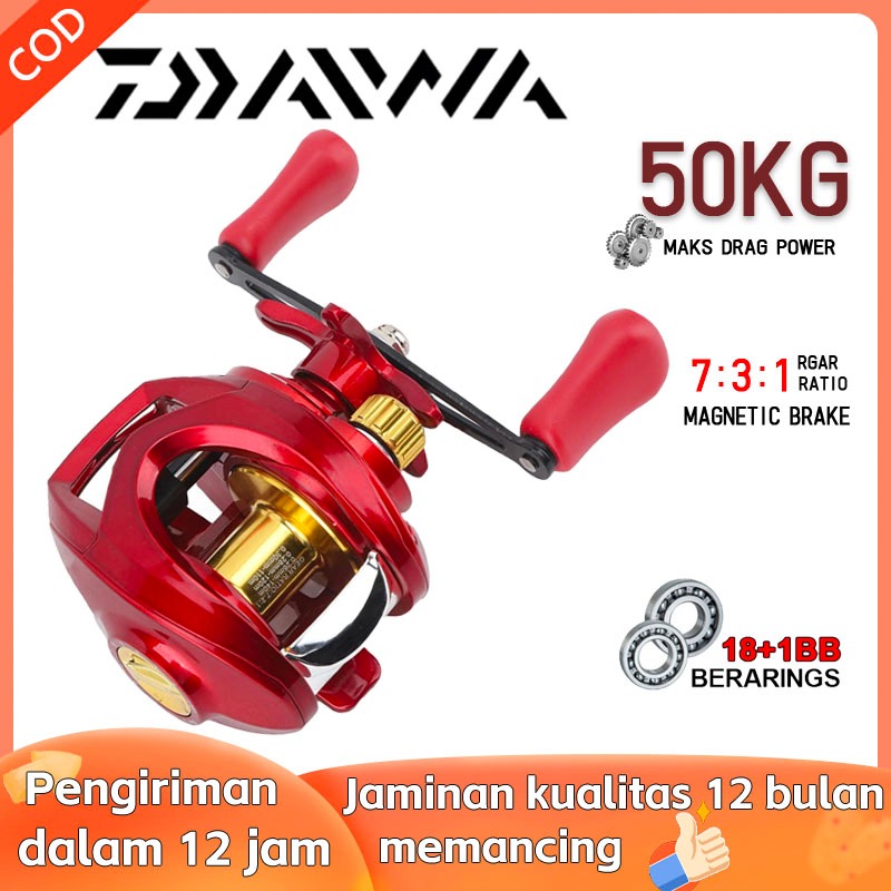 Jual Reel BC Casting Reel 7.3:1 Reel Bc 18+1BB 50KG Gulungan Pancing ...