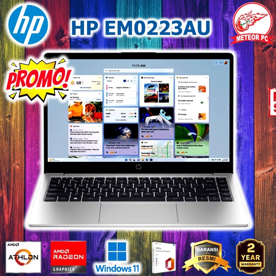 Jual LAPTOP HP 14 EM0222AU AMD ATHLON 7120U 8GB 512GB 14.0 FHD WIN 11 ...