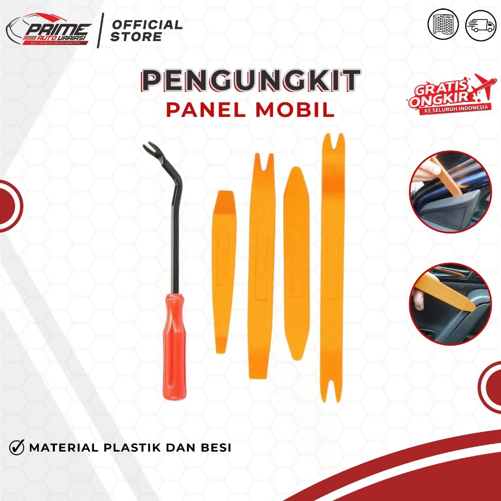 Jual ALAT BONGKAR PANEL CLIP DASHBOARD CONGKEL DASH TRIM AUDIO - 5 PCS ...