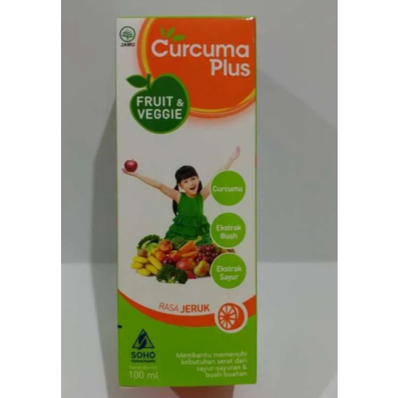 Jual Curcuma Plus 𝐅𝐫𝐮𝐢𝐭 & 𝐕𝐞𝐠𝐢𝐞 𝟏𝟎𝟎𝐌𝐋 - Multivitamin Ekstrak Sayur dan ...