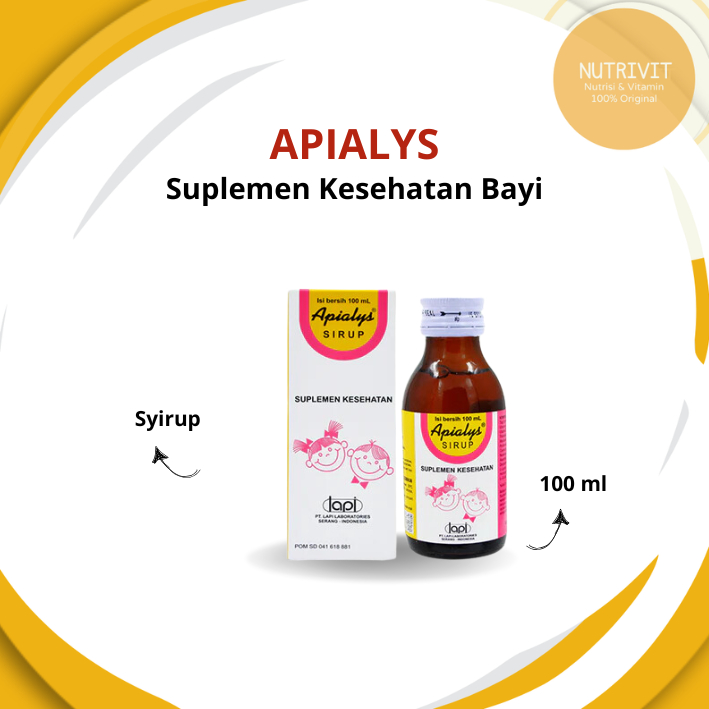 Jual APIALYS SYRUP 100ML - BOTOL | Shopee Indonesia