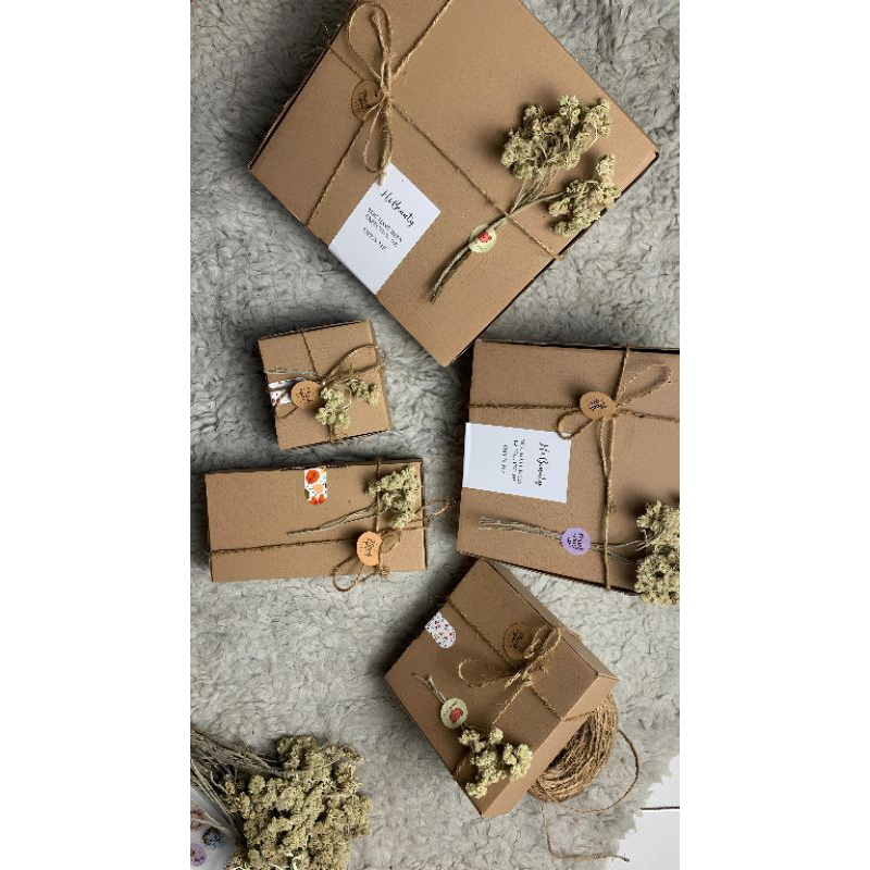 Jual BOX HAMPERS HADIAH KARDUS HAMPERS GIFT BOX RUSTIC ULANG TAHUN KADO ...