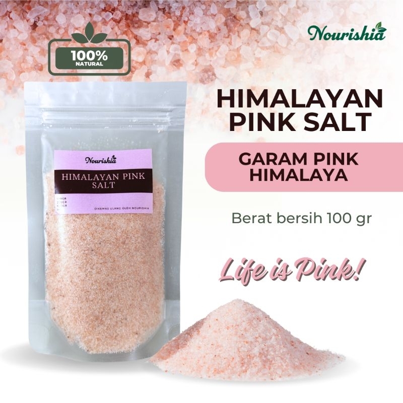 Jual Garam himalaya 100gr / himalayan pink salt 100gr / Garam pink ...