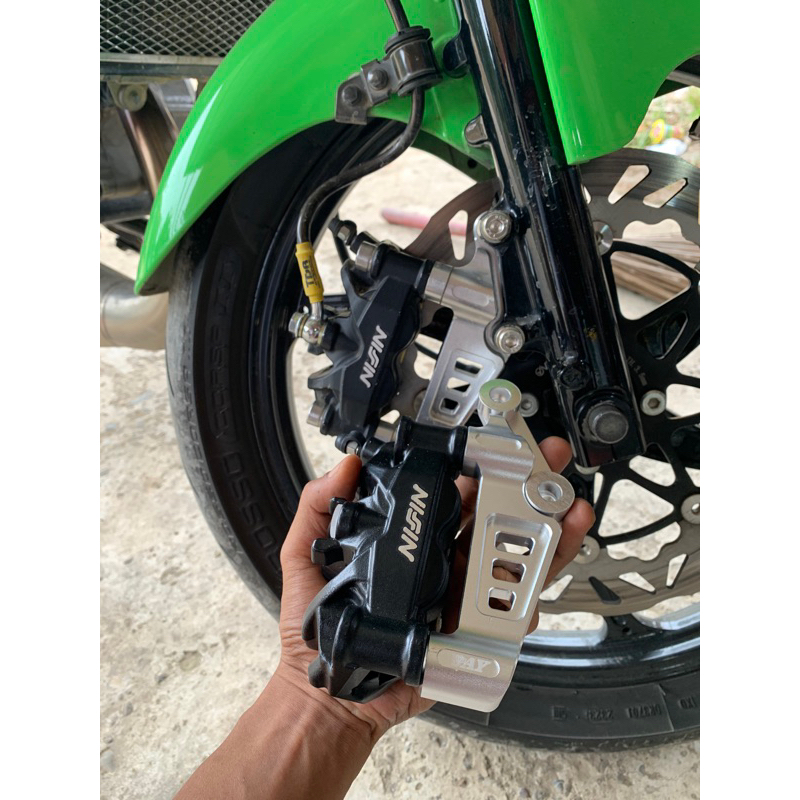 Jual KALIPER NISSIN TWIN AFRIKA PNP SHOCK NINJA DISK 300 mm | Shopee ...