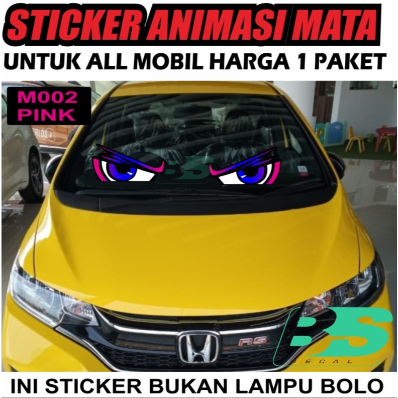 Jual STICKER ANIMASI MATA KEREN DAN KECE UNTUK SEMUA JENIS MOBIL KODE ...