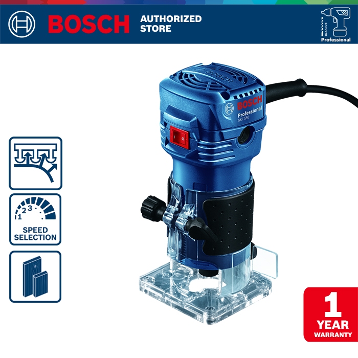Jual Bosch Mini Router / Trimmer Listrik 550Watt GKF 550 | Shopee Indonesia