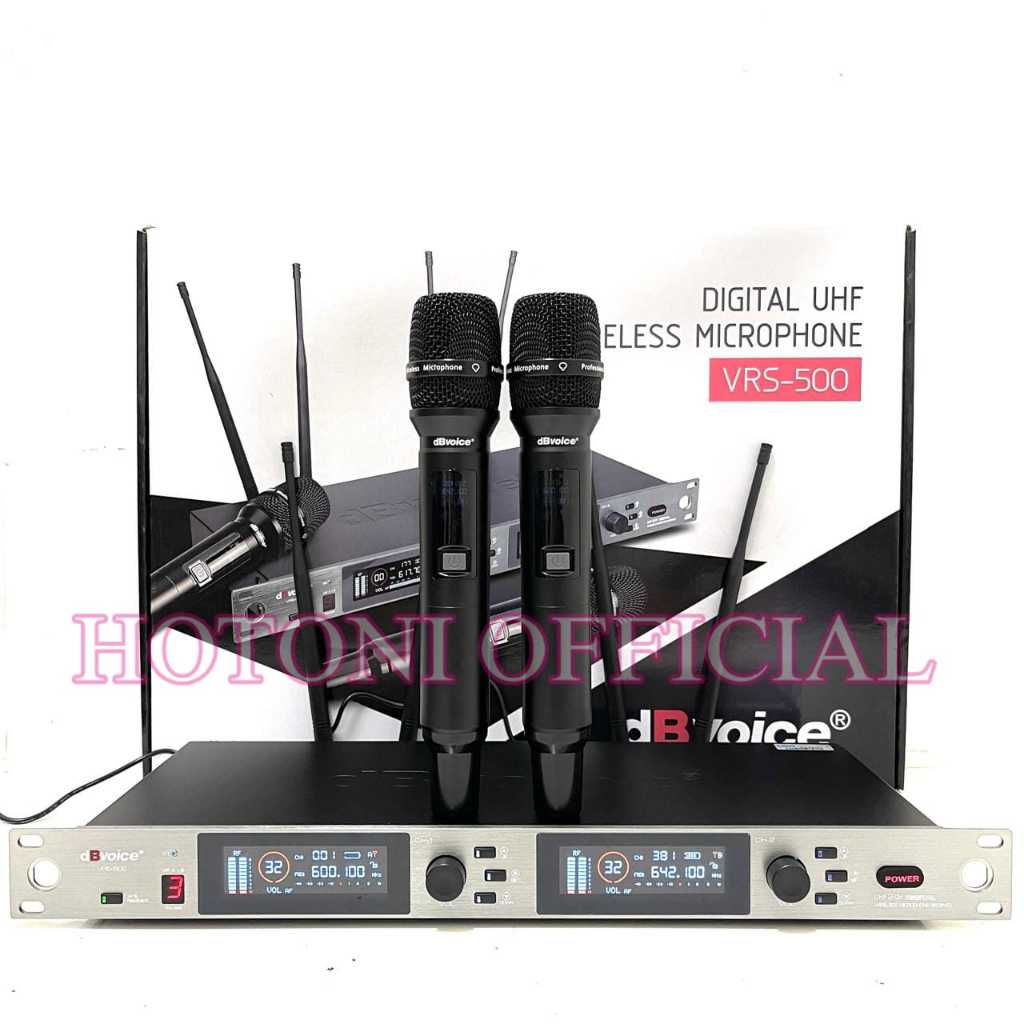 Jual Mic Wireless DbVoice VRS-500 Original 2bh Microphone Genggam DB ...