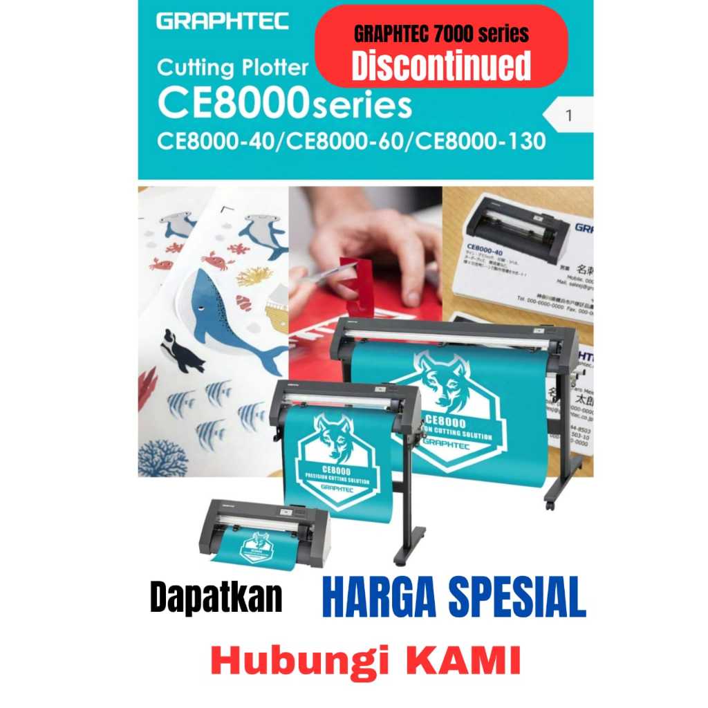 Jual Mesin Cutting stiker untuk GRAPHTEC CE 8000-60 Plus STAND GRAPHTEC ...
