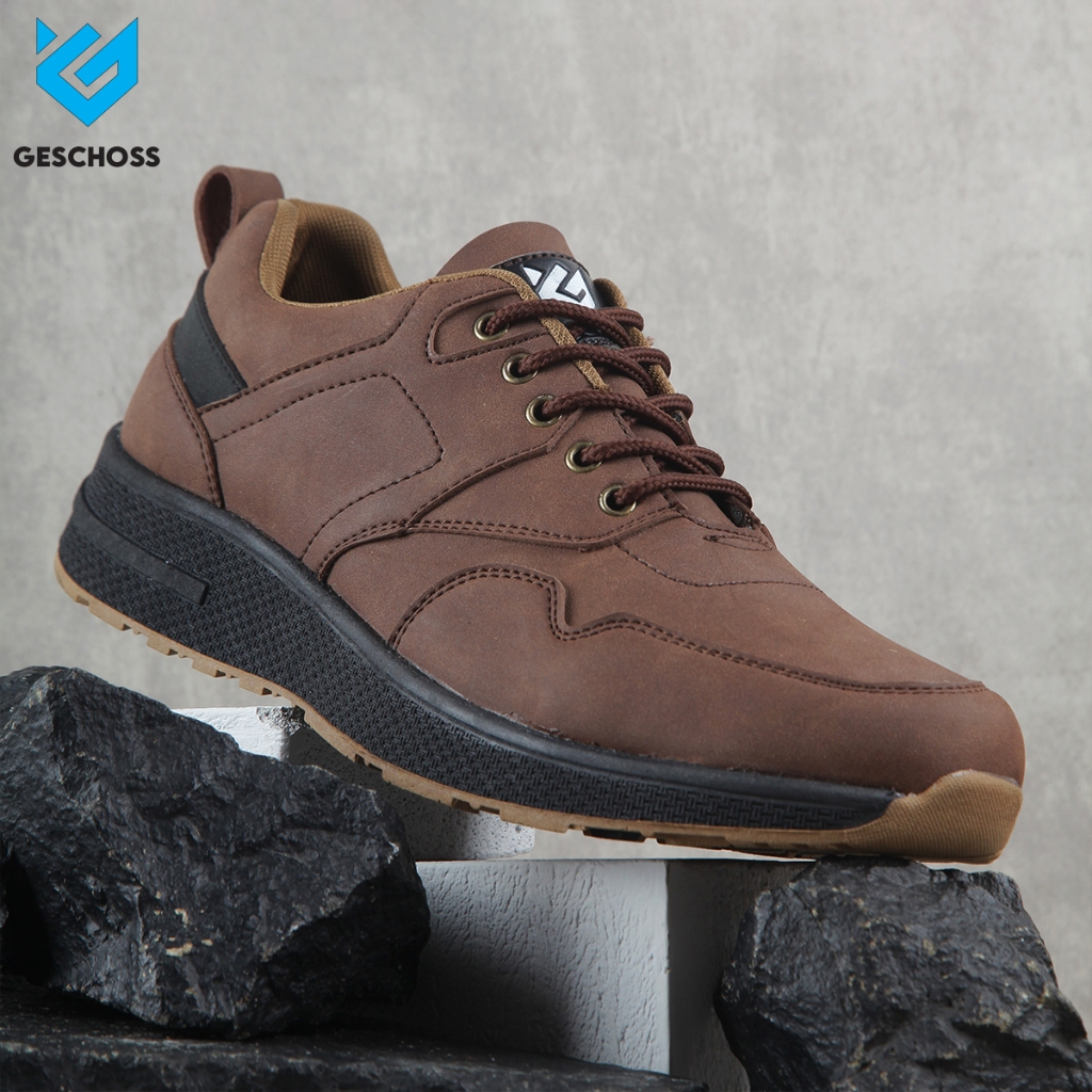 Jual GESCHOSS 7819 Sepatu Pria Kombinasi Kasual Sneakers Original Warna ...