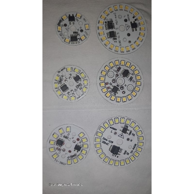 Jual PCB LED SMD PUTIH 6500K AC 220V 5 WATT | Shopee Indonesia