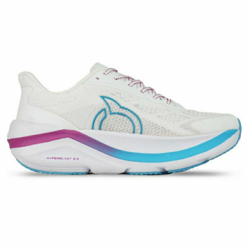Jual Sepatu Running Ortuseight Hyperblast 2.0 - White/Cyan | Shopee ...