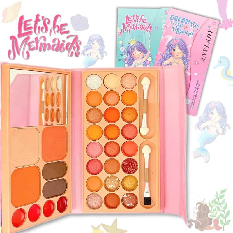 Jual EYESHADOW BUKU PALLETE LENGKAP EYESEDOW MERMAID 8636G | Shopee ...