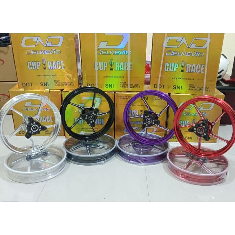 Jual DELKEVIC VELG/PELAK RACING CNC MOZ 5 STAR NMAX NEW/TURBO/NEO DAN ...