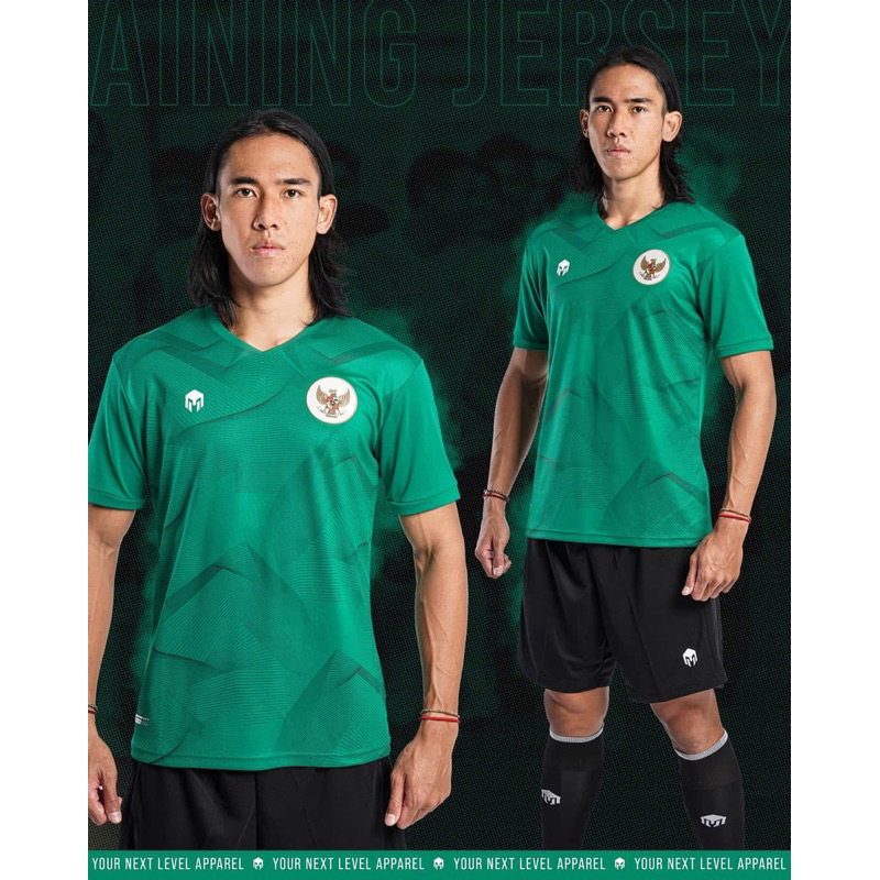 Jual Jersey Timnas Indonesia Training Garuda Original Mills Hijau Size ...