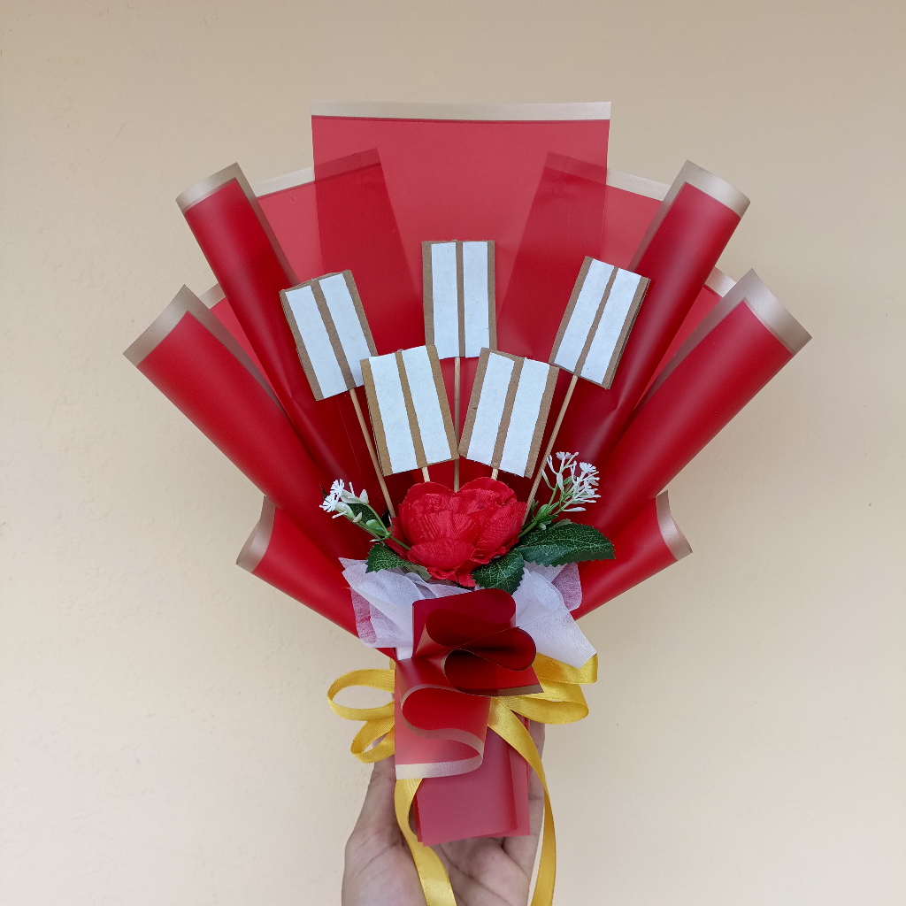 Jual [READY] Buket Kosongan Isi 5 Stik Praktis Tinggal Tempel snack ...