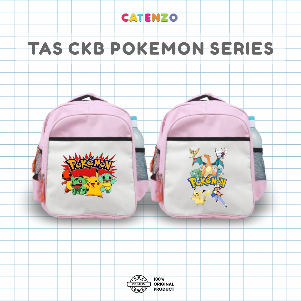 Jual Tas Sekolah Anak SD Karakter Pokemon CKB Series Laki laki ...