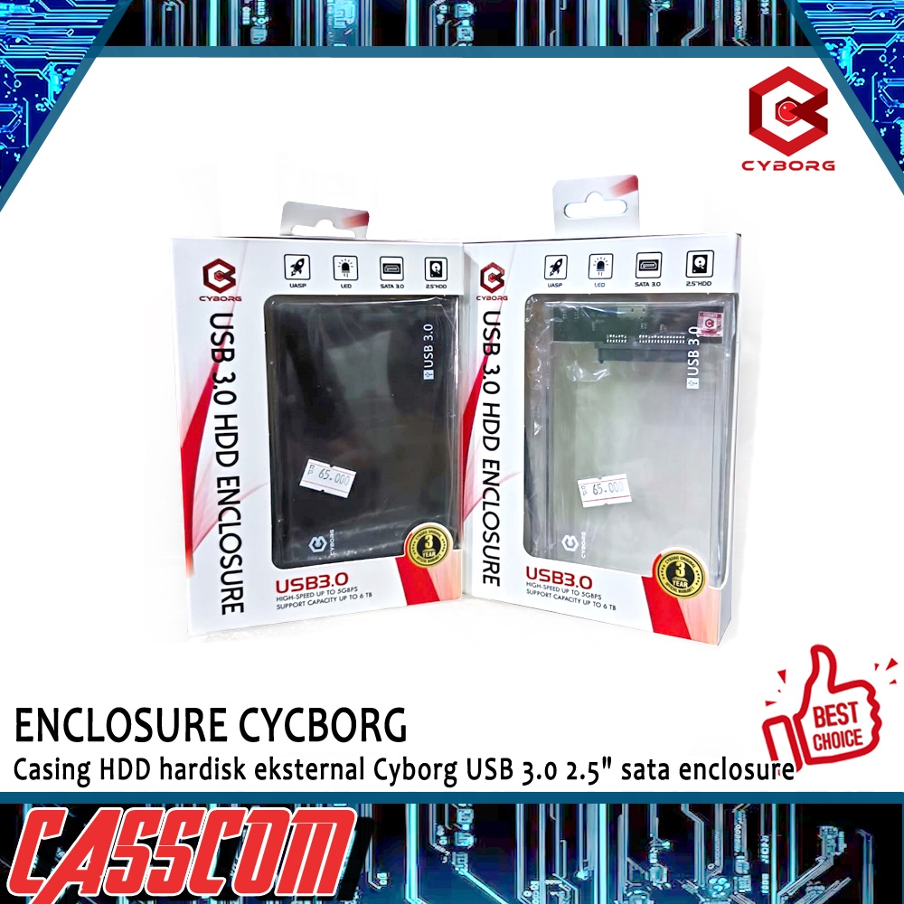 Jual Casing HDD hardisk eksternal Cyborg USB 3.0 2.5" sata enclosure ...