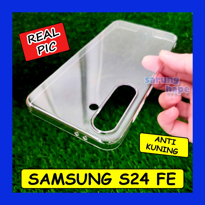 Jual Samsung S24 FE - Mika Transparan Clear Hard Case Hardcase Casing ...