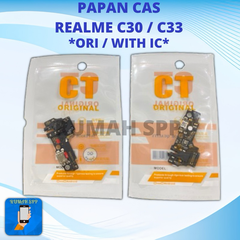Jual PAPAN CAS / KONEKTOR CAS REALME C30 / C33 (ORIGINAL BESERTA IC ...