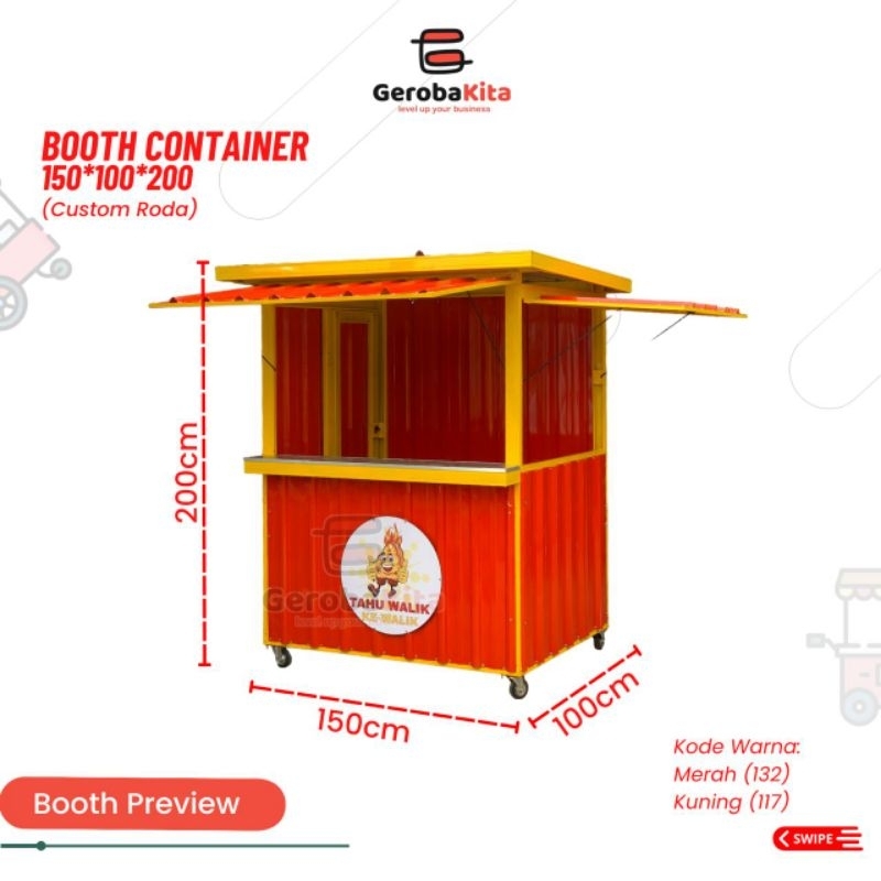 Jual Booth Container Order Booked | Shopee Indonesia
