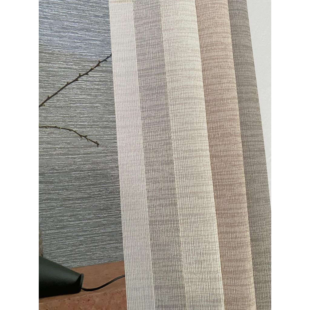 Jual wallpaper dinding polos berserat coffe coklat susu /wallpaper ...